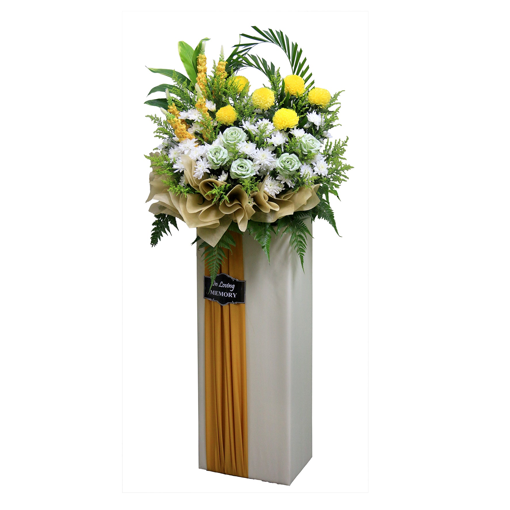 Condolence Flower Funeral Wreath | W643– Jade Valley Gifts & Floral ...