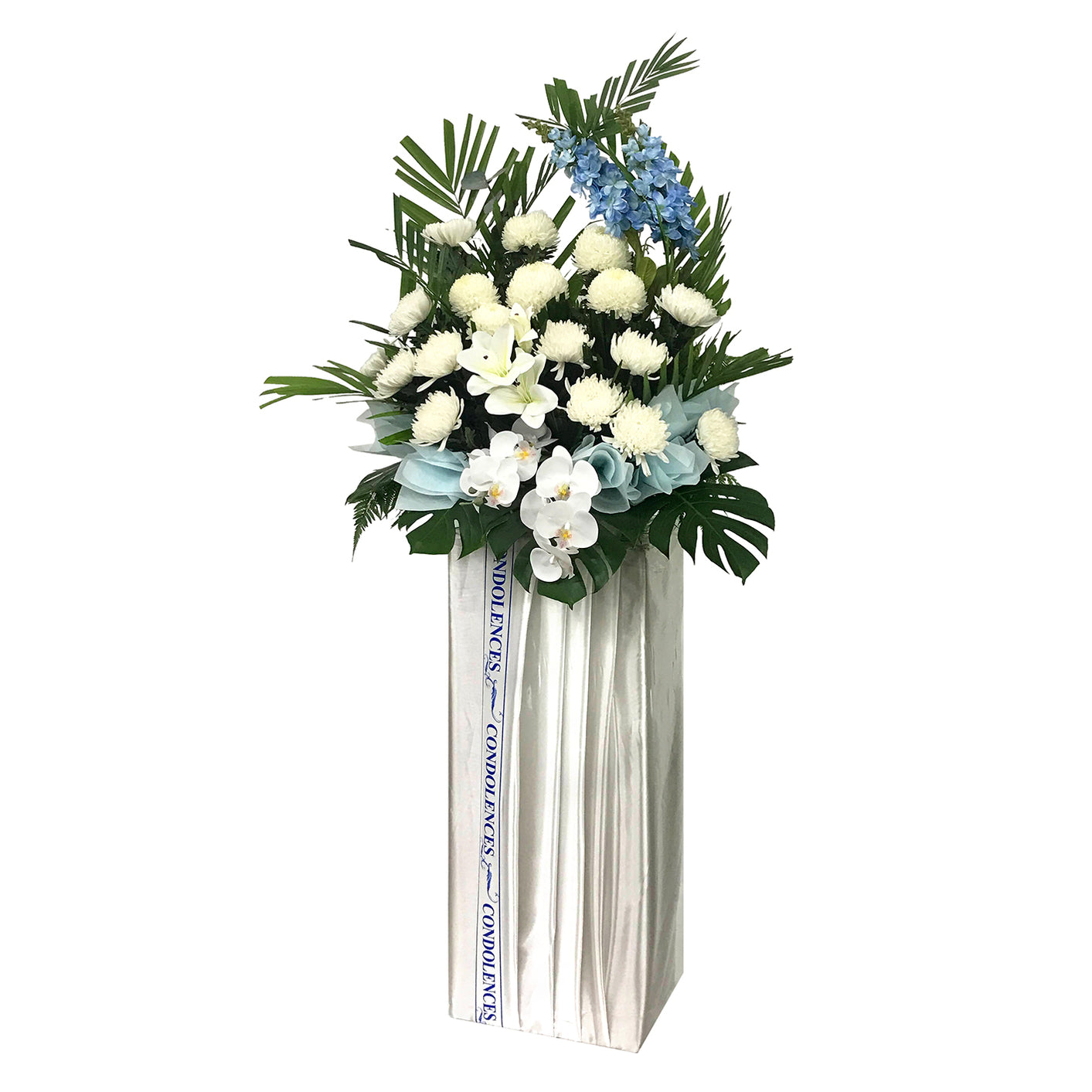 Condolence Flower Funeral Wreath | W642– Jade Valley Gifts & Floral ...
