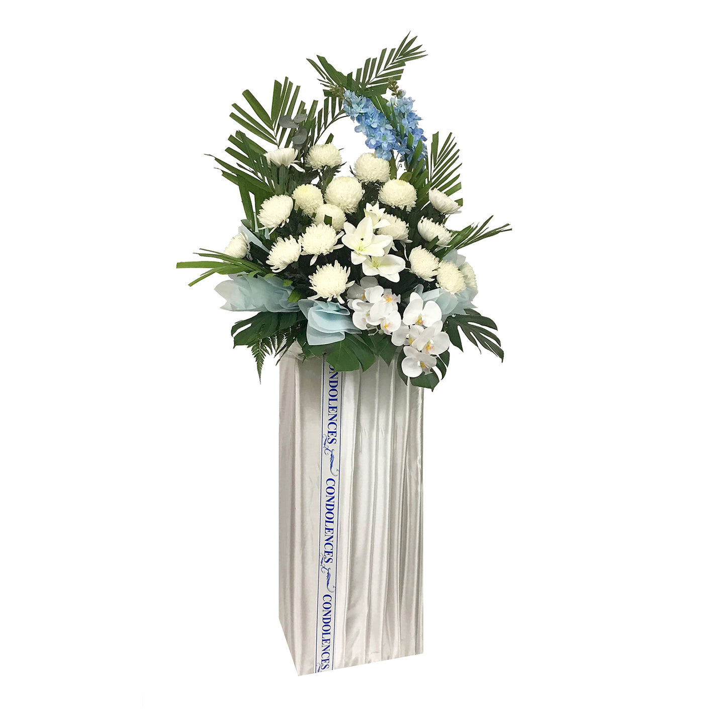 Condolence Flower Funeral Wreath | W642– Jade Valley Gifts & Floral ...