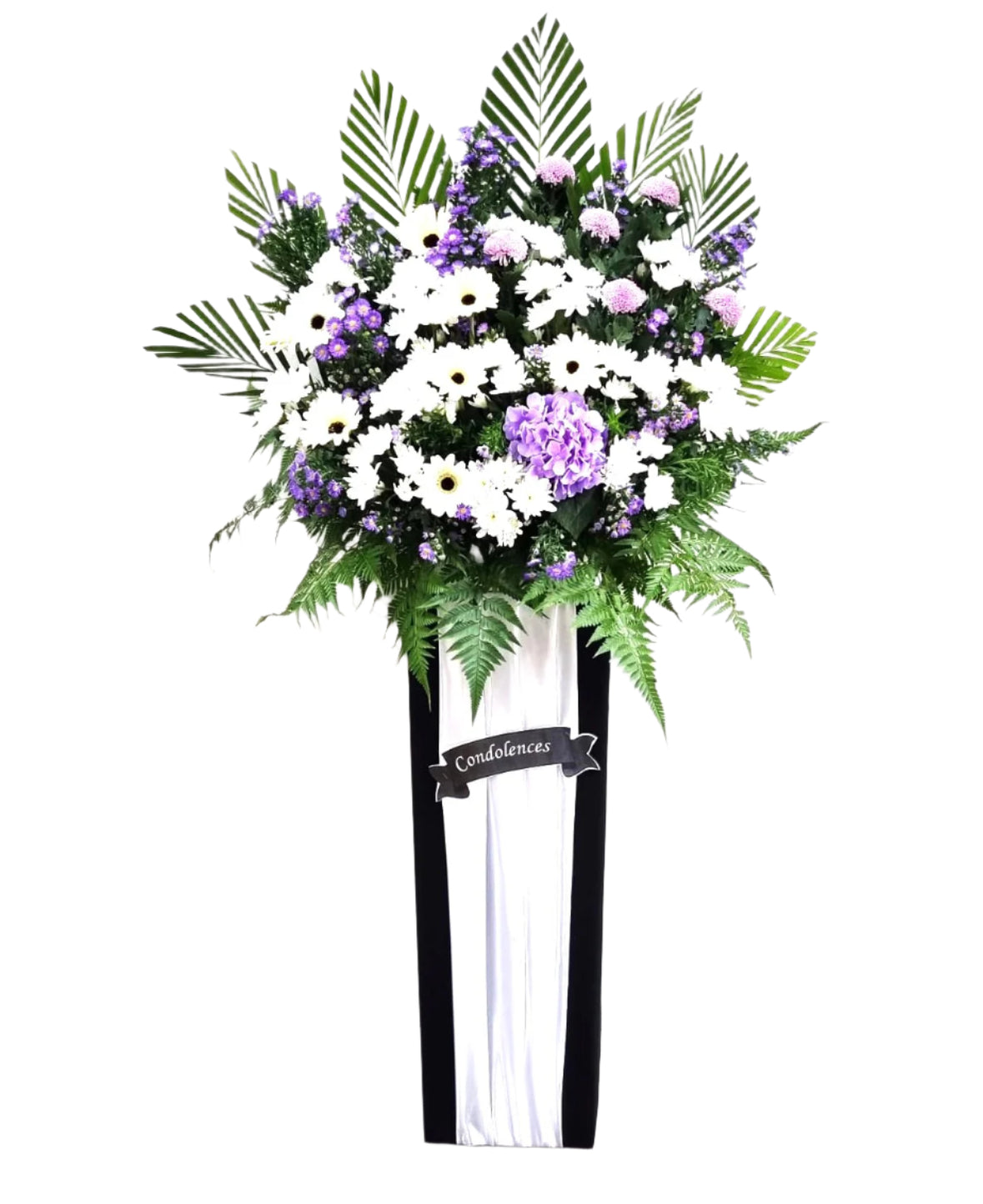 Condolence Flower Funeral Wreath | W590– Jade Valley Gifts & Floral ...
