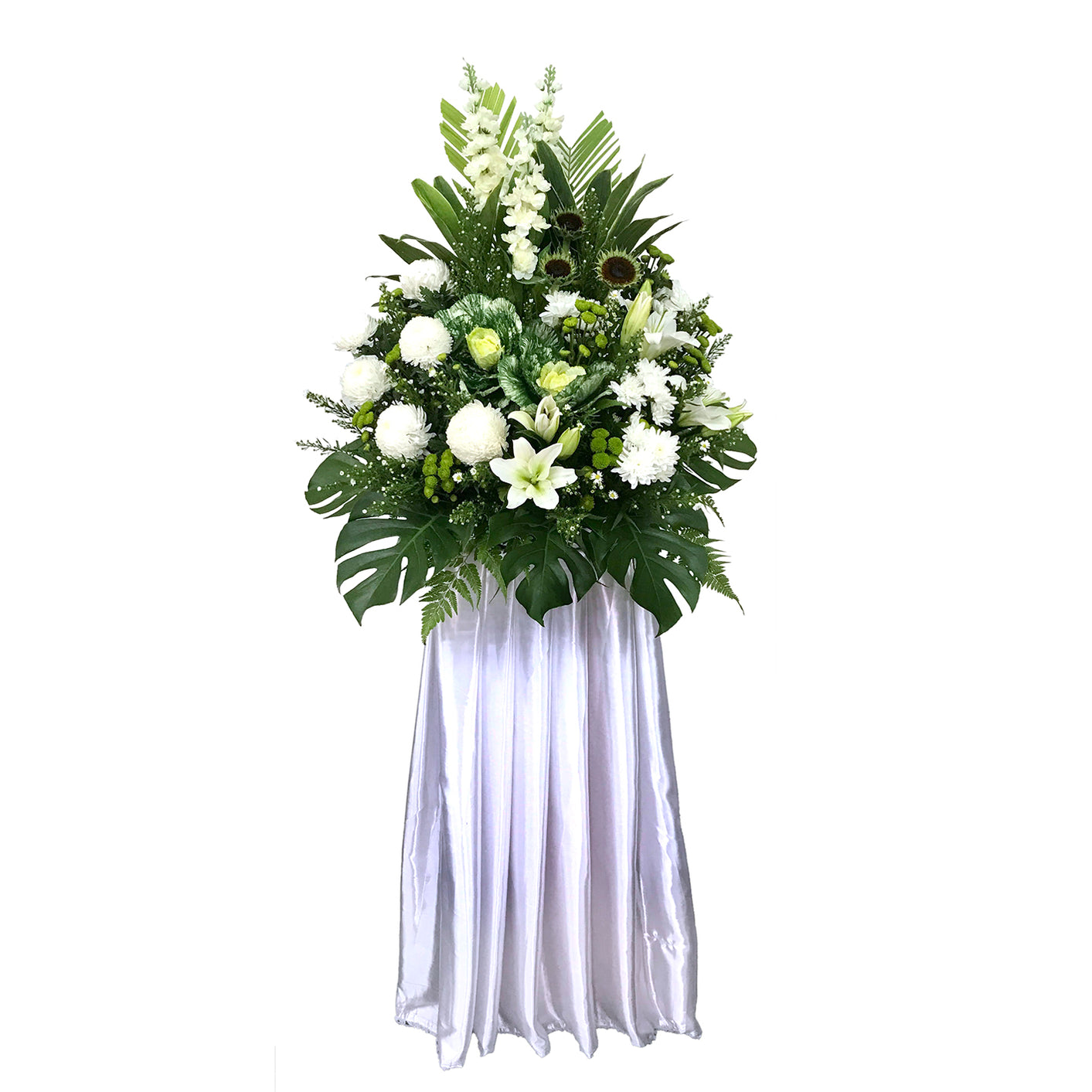 Condolence Flower Funeral Wreath | W661– Jade Valley Gifts & Floral ...