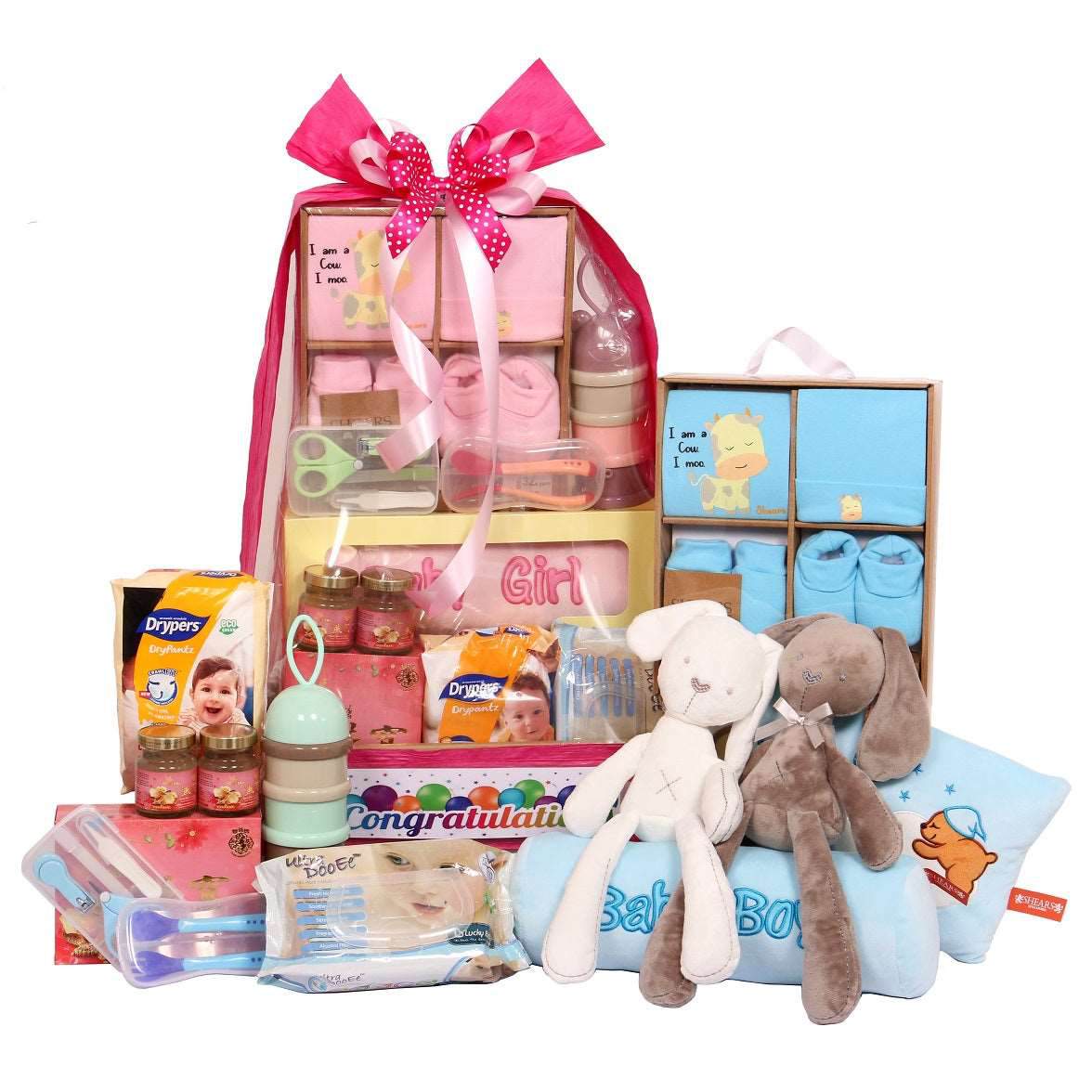 Baby Essentials Hamper | Boy & Girl Options | B265– Jade Valley Gifts ...
