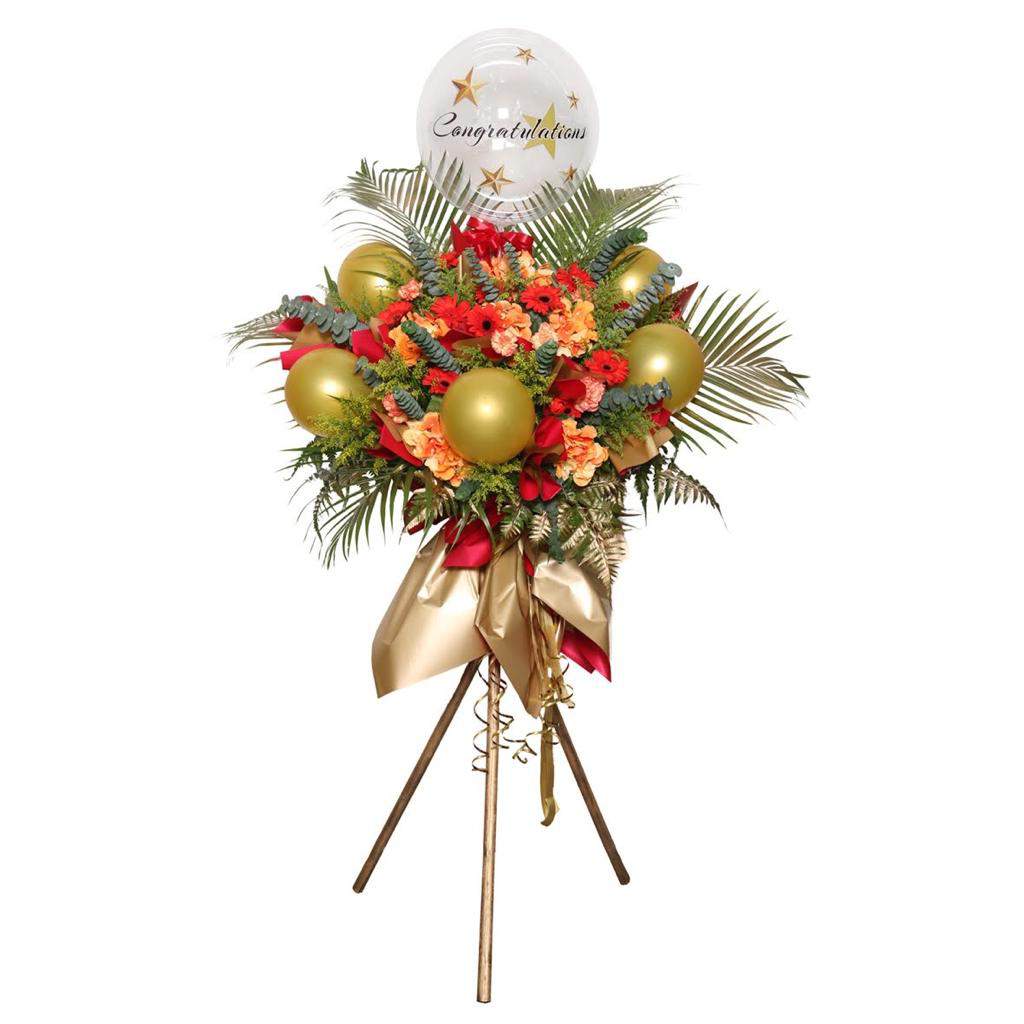 Grand Opening Flower Arrangement with Balloon Design | FO228– Jade ...